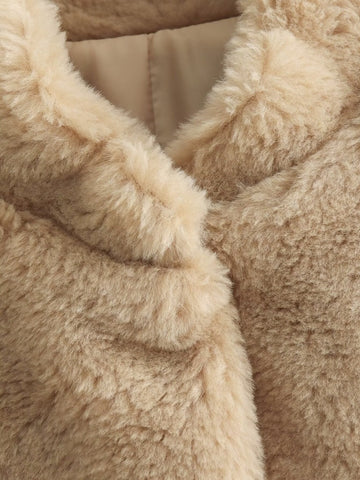 PAZ - Soft Oversized Teddy Bear Fleece Jacket – LAMIRÉE