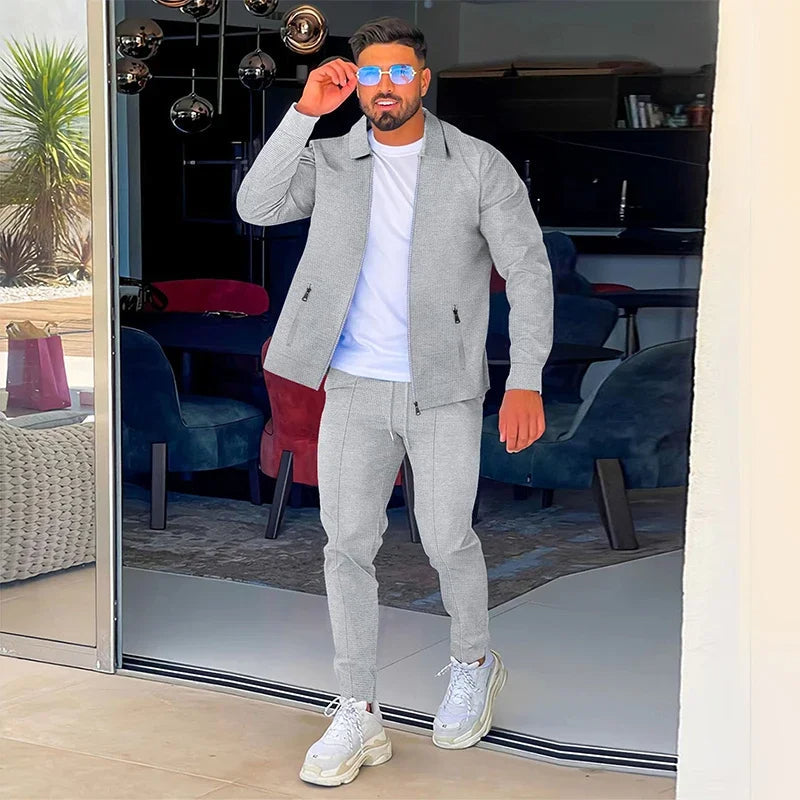 DORIAN - Men’s Casual Two-Piece Track Suit Set – LAMIRÉE